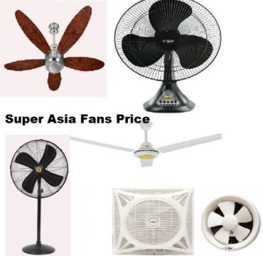 Super Asia Fans Price List 2024 Pakistan